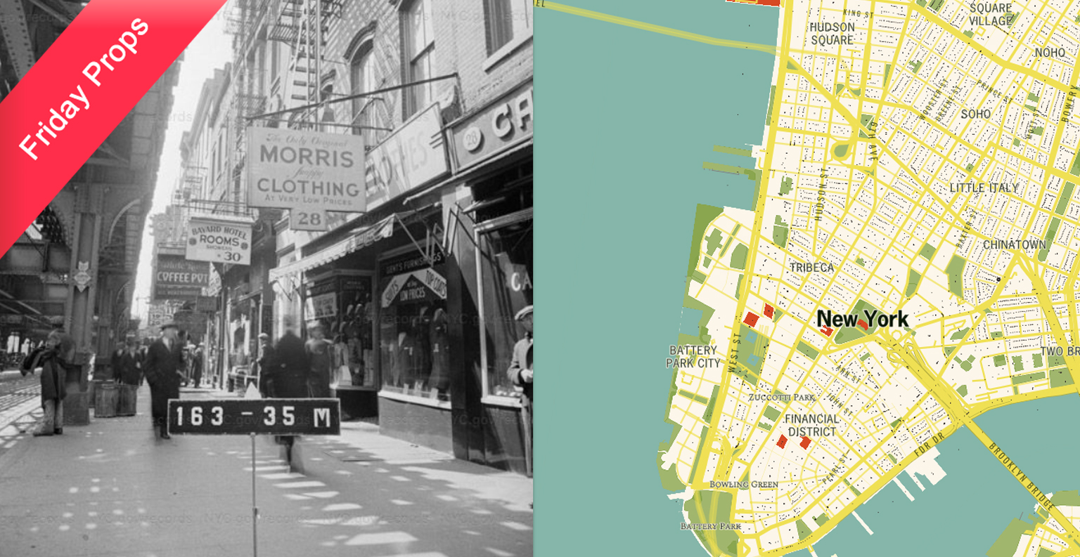 Friday Props - Street View of 1940s New York