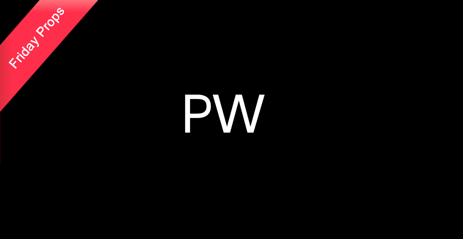 Friday Props - Pioneer Works